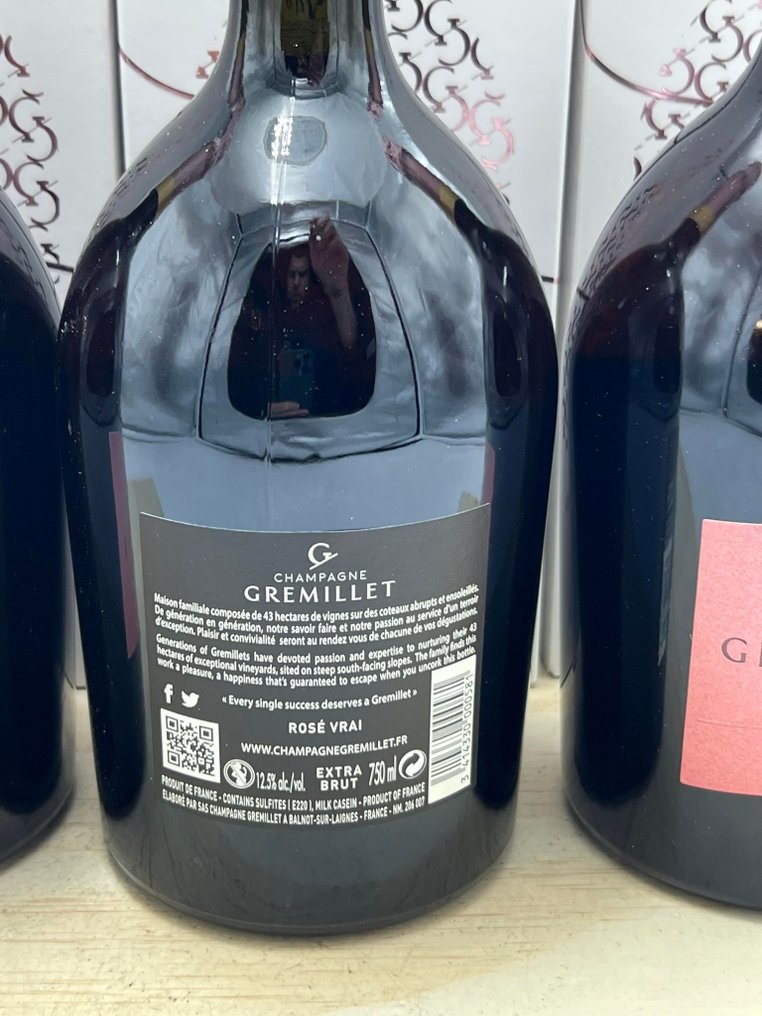 Gremillet Extra Brut Vrai Champagne Rosé Bottles L Catawiki