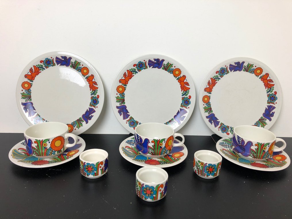 Villeroy Boch Christine Reuter Breakfast Set Acapulco Vitro Porcelain Catawiki