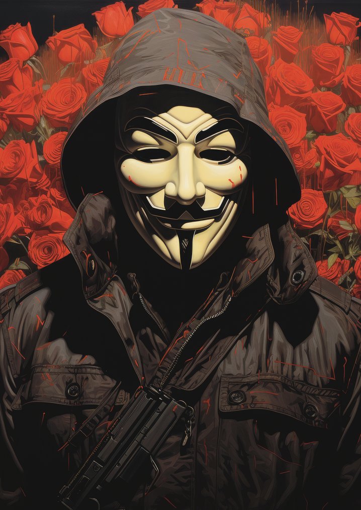 SDIMART 1996 1 Giclée V per Vendetta V FOR VENDETTA Limited