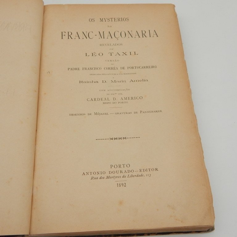 Taxil Masonic Os Mysterios Da Franc Maconaria De Leo Taxil With Illustrations Catawiki