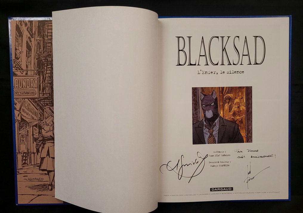 Blacksad T4 ex libris signatures C 1 Album Primera edición