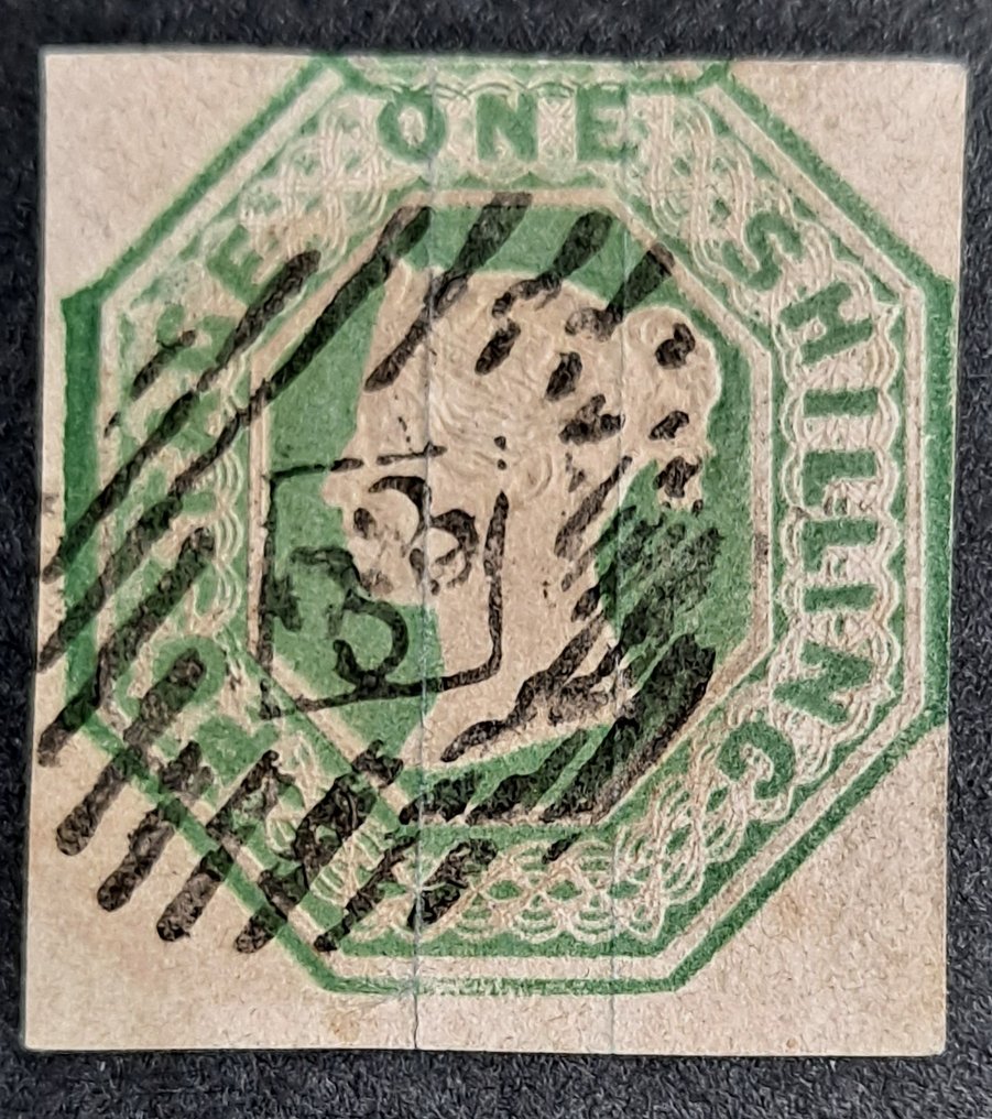 Great Britain 1847 1854 Queen Victoria Embossed Issue SG 55 SG 57