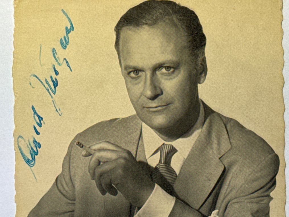 Bonus on Signed by Curd Jürgens 1915 1982 Catawiki