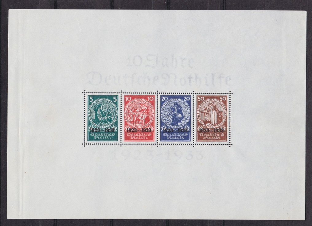 German Empire 1933 Emergency Aid Block Michel Block 2 Catawiki