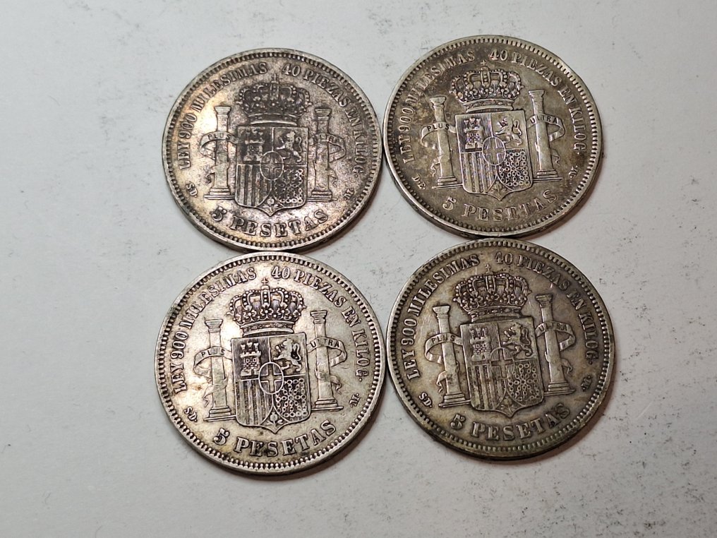 Spain Amadeo I Pesetas Monedas Catawiki
