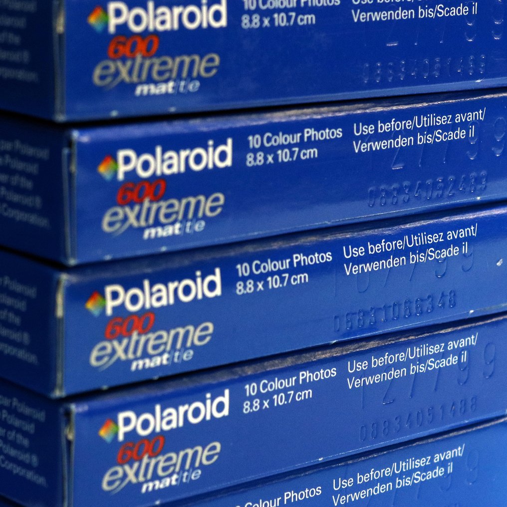 Polaroid (12) 600 Extreme Matte Film (No guarantees) Unused film ...