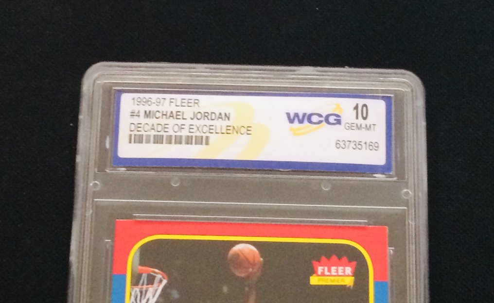 1996/97 - Fleer - Decade of Excellence - Michael Jordan - #4 - 1 Graded card - WCG 10 - Catawiki