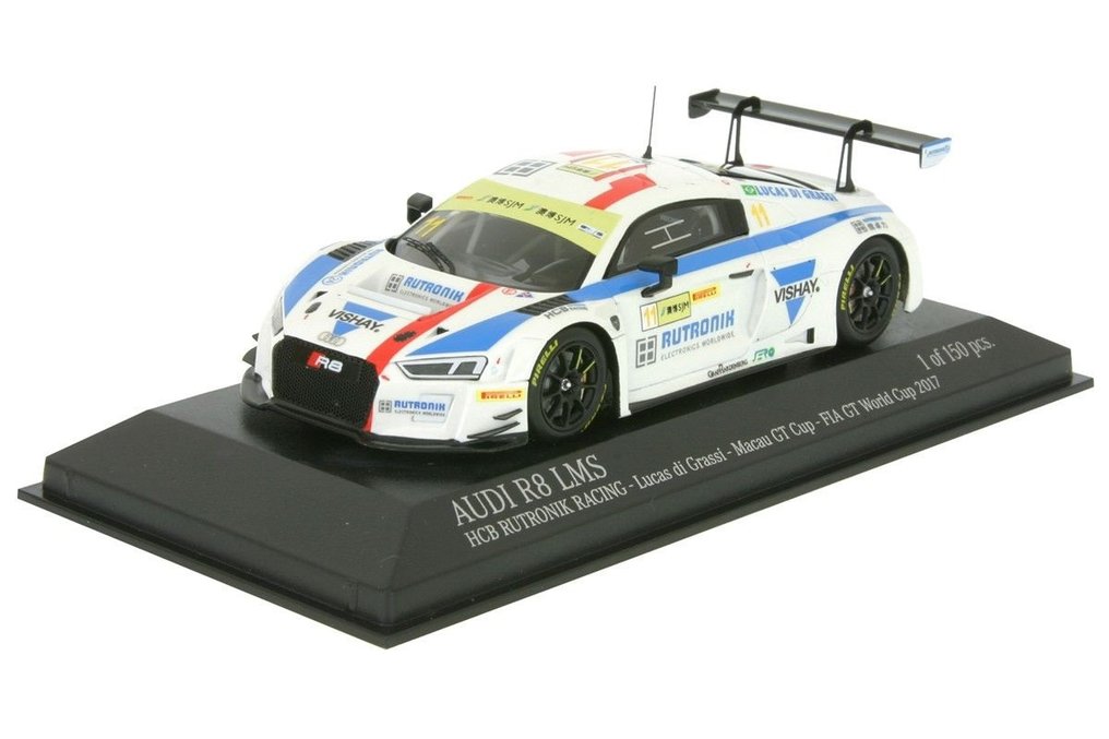 MiniChamps 1:43 - Model race car - Audi R8 LMS HCB Rutronik Racing #11 ...