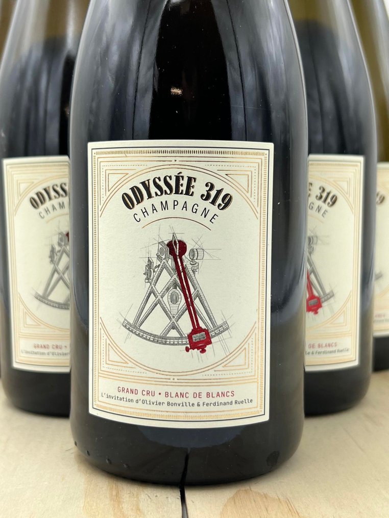 Franck Bonville, Grand Cru "Odyssée 319" - Champagne Blanc de Blancs - 6 Bottles (0.75L ...