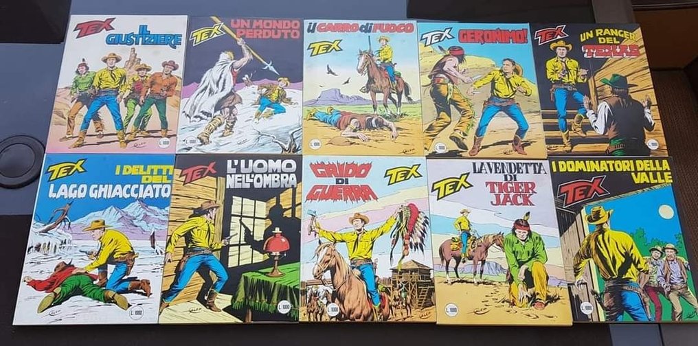 Tex nn. 201/300 - sequenza completa - 100 Comic - Prima edizione - Catawiki