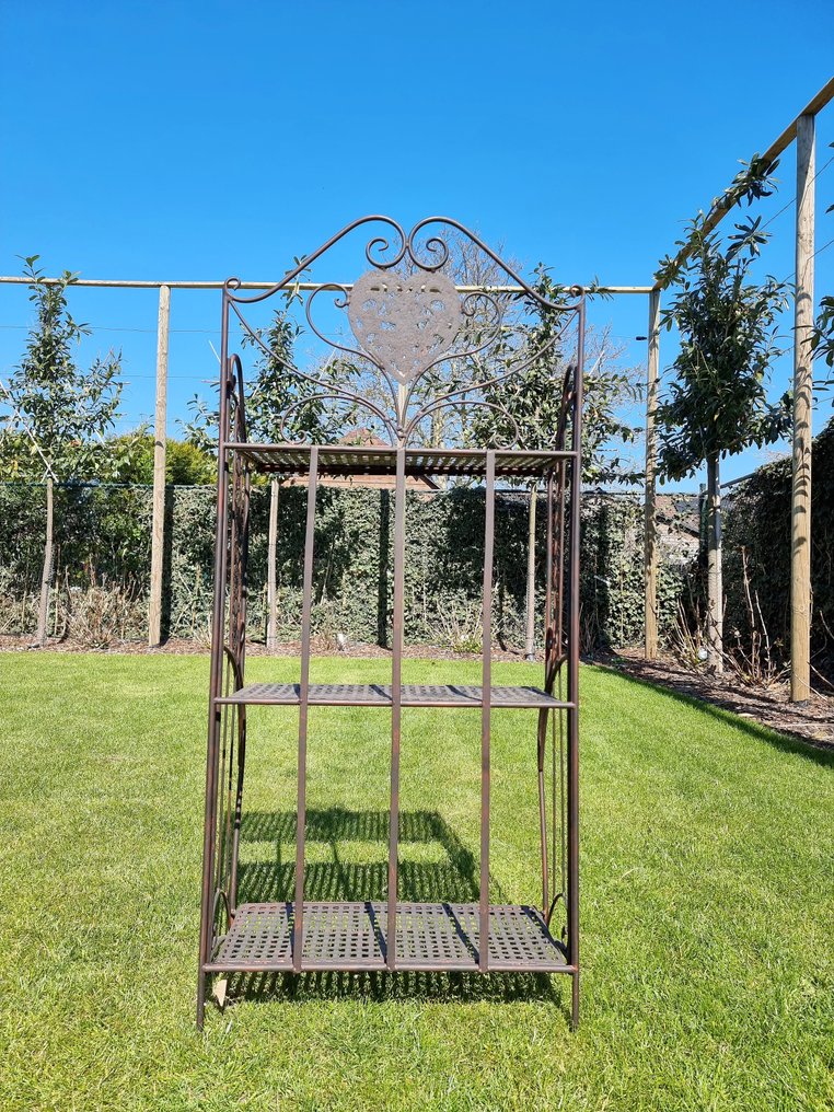 Rack - Metal - Flower rack - Patio - garden - auction online Catawiki