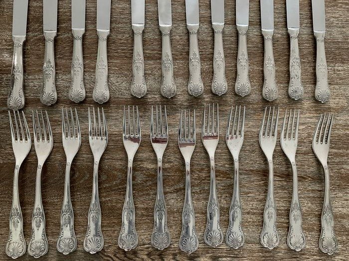 Bestik sæt (51) - Forsølvet - Catawiki