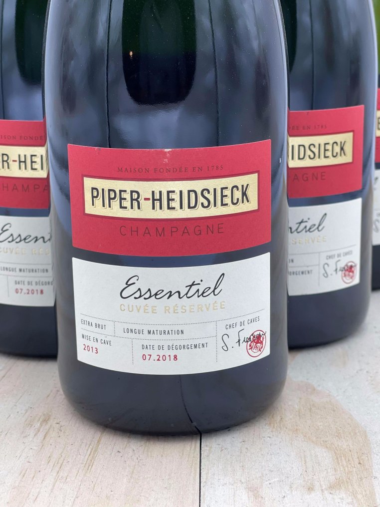 Piper Heidsieck, Essentiel "Cuvée Reserve" - Champagne Extra Brut - 6 Bottiglie (0,75 L) - Catawiki