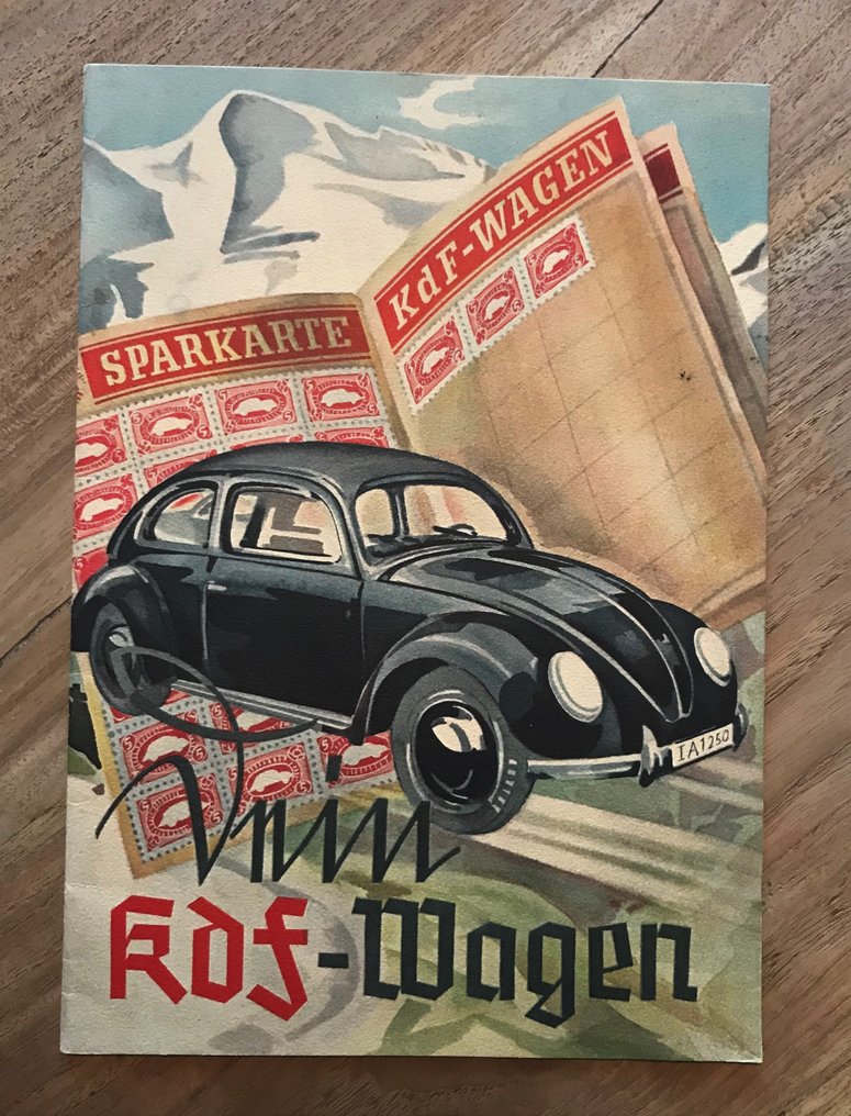 Brochure - Volkswagen - Brochure Folder Mein KDF Wagen 1930 - 1940 VW Volkswagen Kever KDF ...