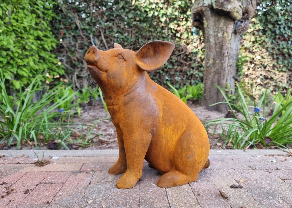 Figurine - Heavy cast iron pig - Iron (cast/wrought) - Catawiki