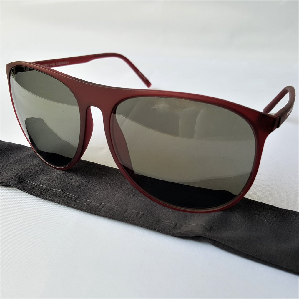 Porsche Design - Carmine Red Aviator - Sturdy Lightweight - New ...