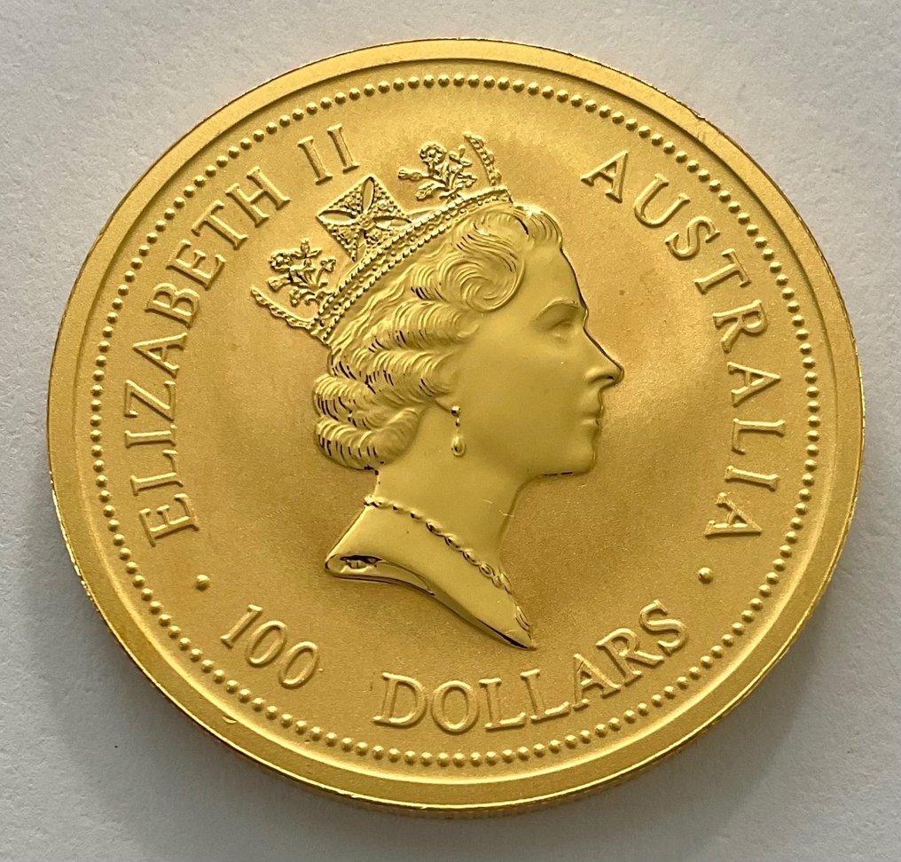 Australia. 100 Dollars 1998 - The Australian Nugget - 1 oz - auction ... Australia. 100 Dollars 1998 - The Australian Nugget - 1 oz - auction ...