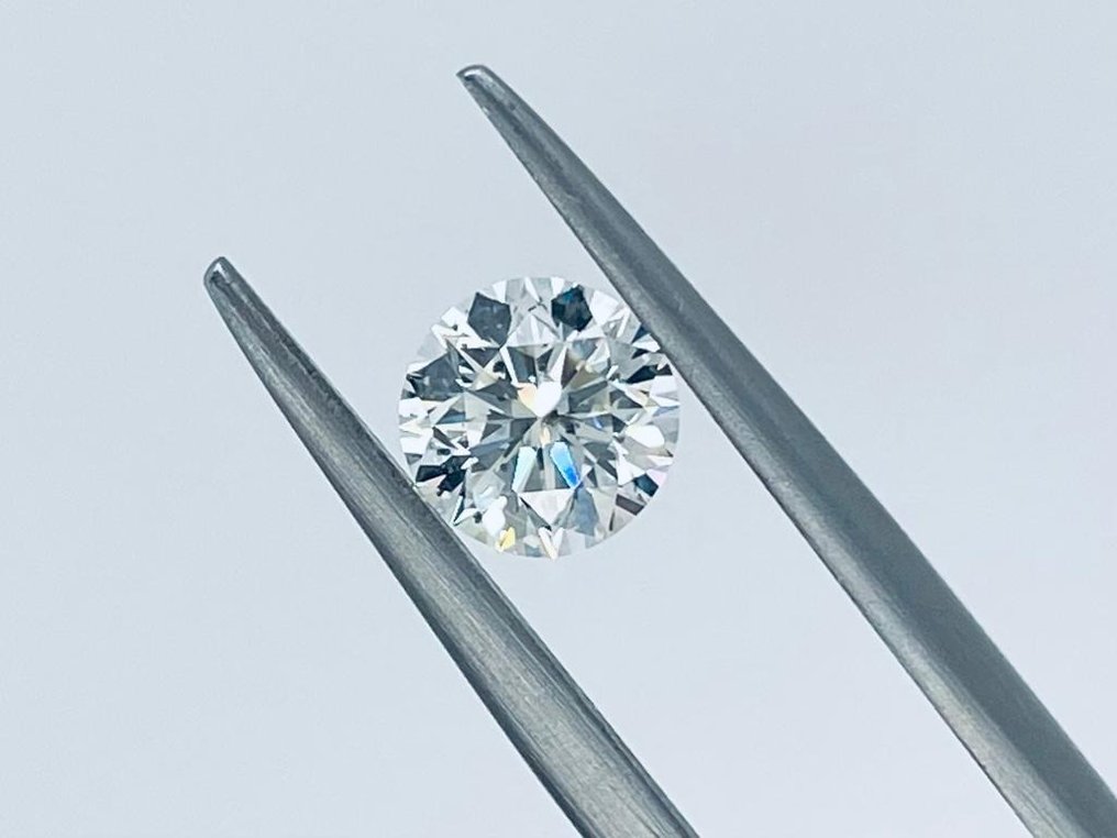 1 pcs Diamant (Natural) - 1.00 ct - Rund - I - SI2 - Gemological Institute of America (GIA ...
