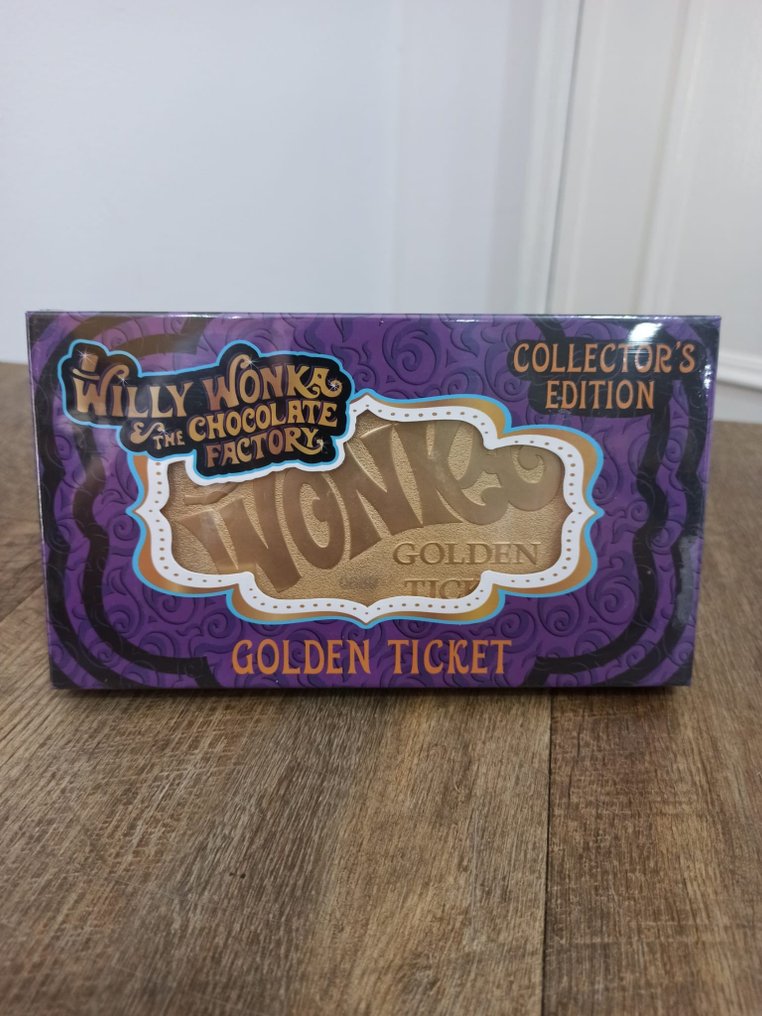 Willy Wonka and The Chocolate Factory - Wonka Golden Ticket Limited Edition Prop from the 1971 ...