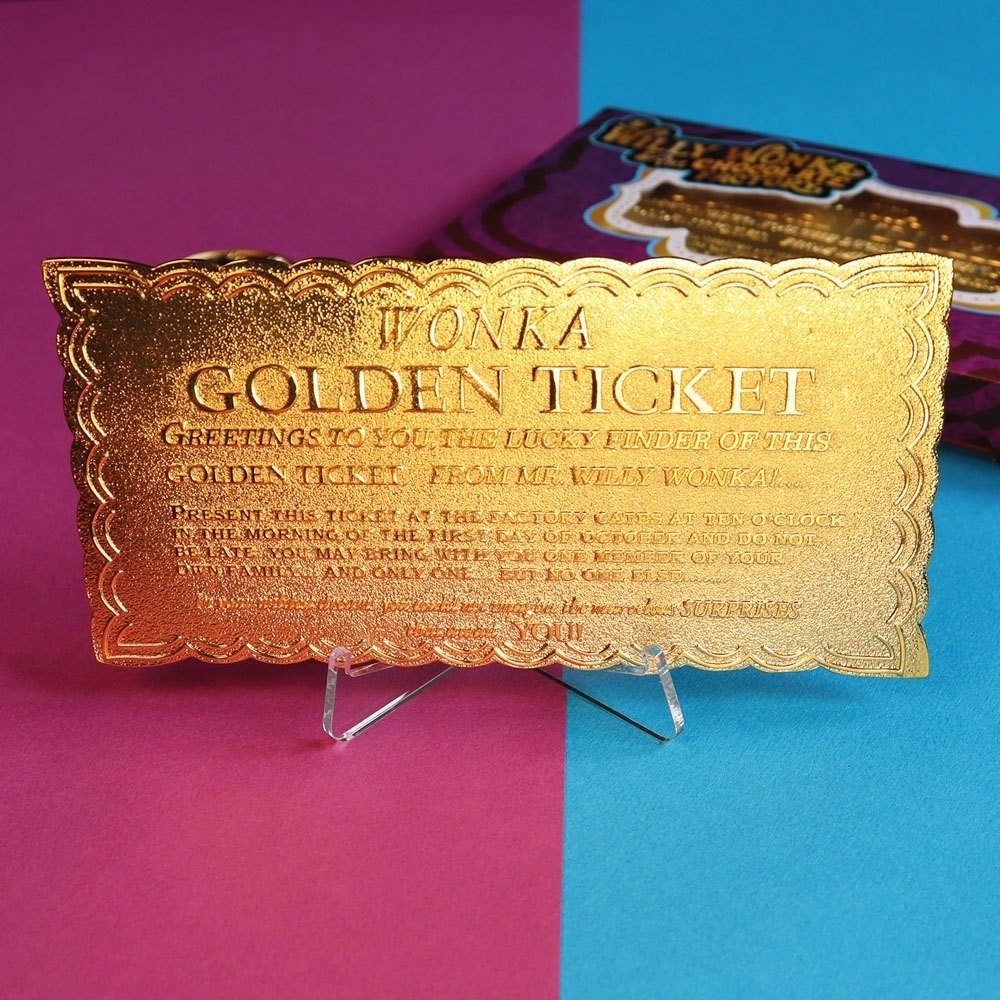 Willy Wonka and The Chocolate Factory - Wonka Golden Ticket Limited ...