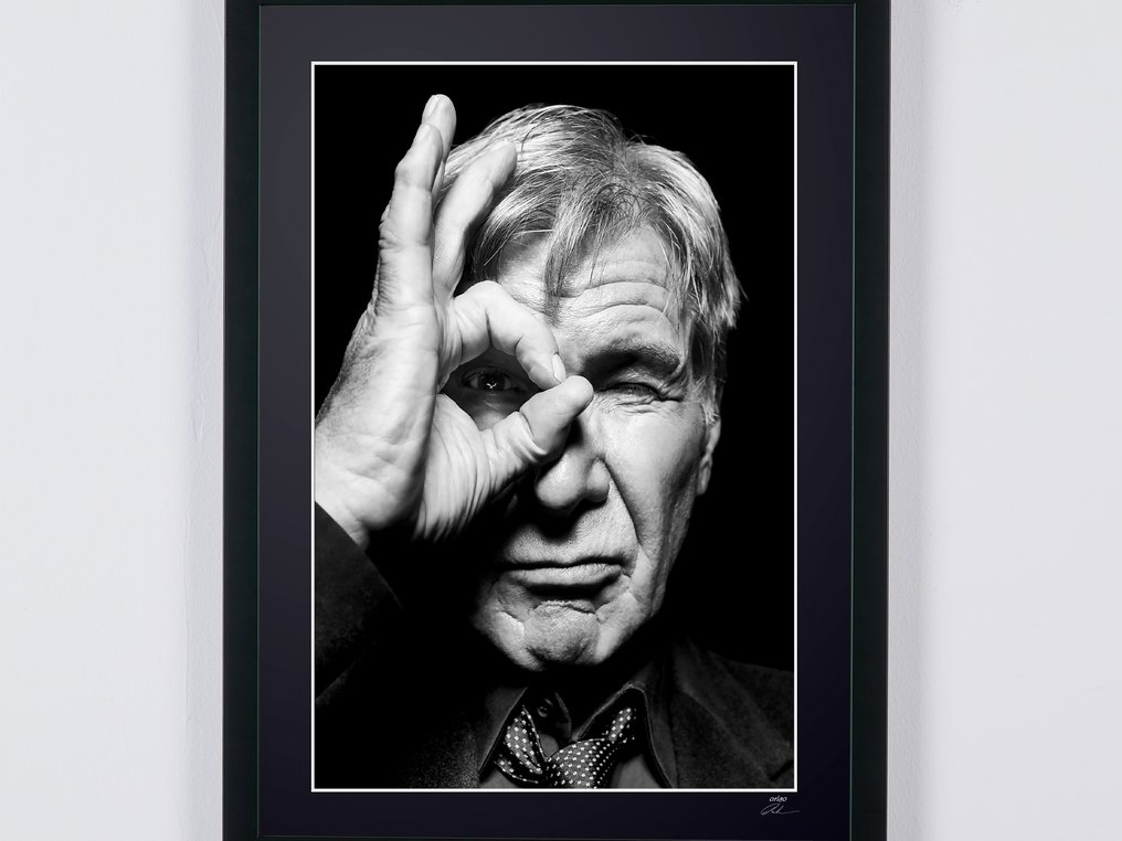 Harrison Ford - Portrait - Fine Art Photography - Luxury Wooden Framed ...