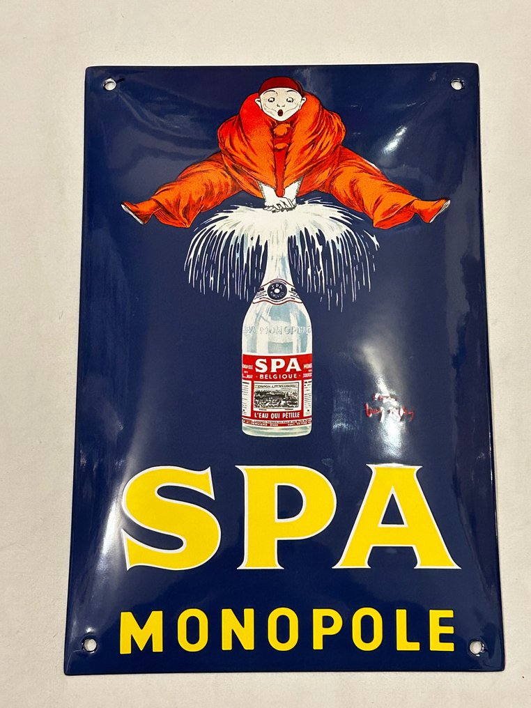 Enamel sign - Spa monopole - Enamel - Catawiki Enamel sign - Spa monopole - Enamel - Catawiki