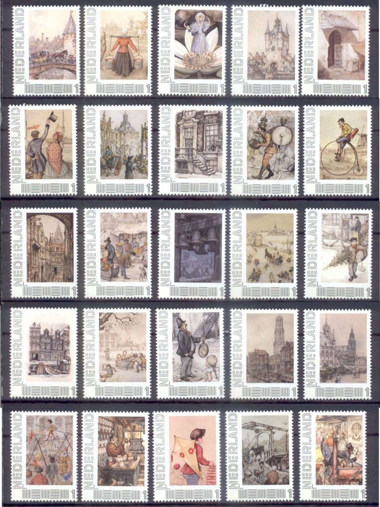 Países Bajos 2012 - anton pieck serie completa - Catawiki