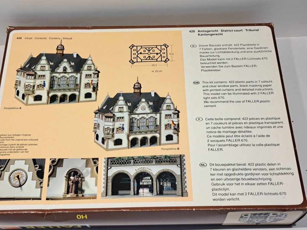 Faller H0 - 420/B-269 - Model train landscape (2) - Construction sets ...