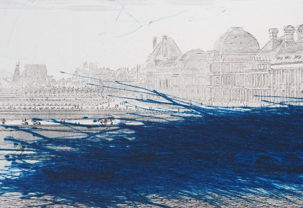 Arnulf Rainer (1929) - Louvre en bleu - Catawiki
