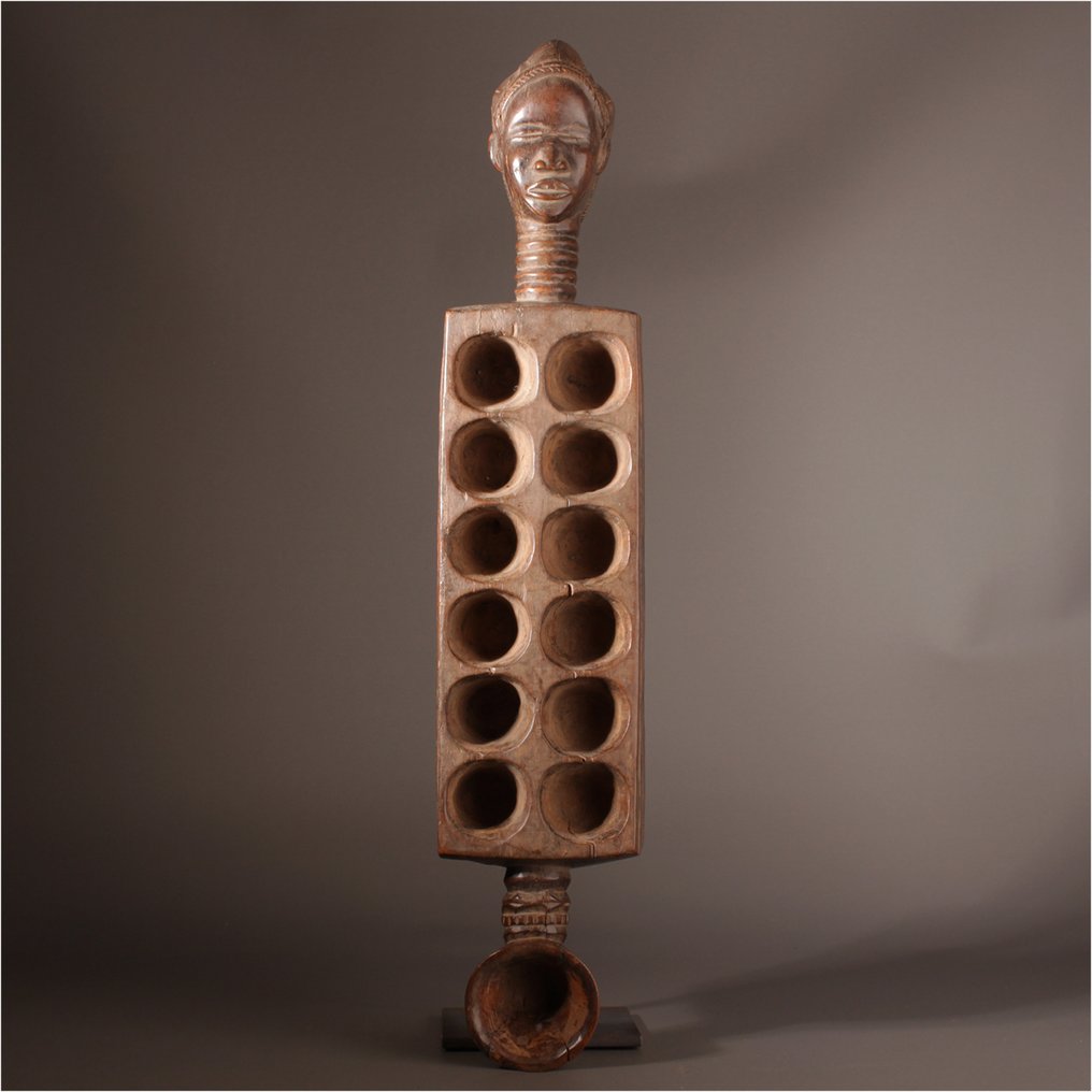 Awale Mandala - Wood - Awale - Dan - Ivory Coast - 70 cm - auction ...
