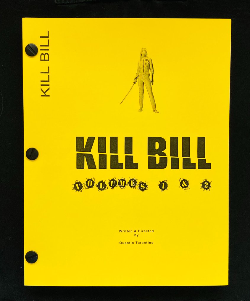 Kill Bill - Tarantino - Volume 1 & 2 - Original Script Copy from the ...