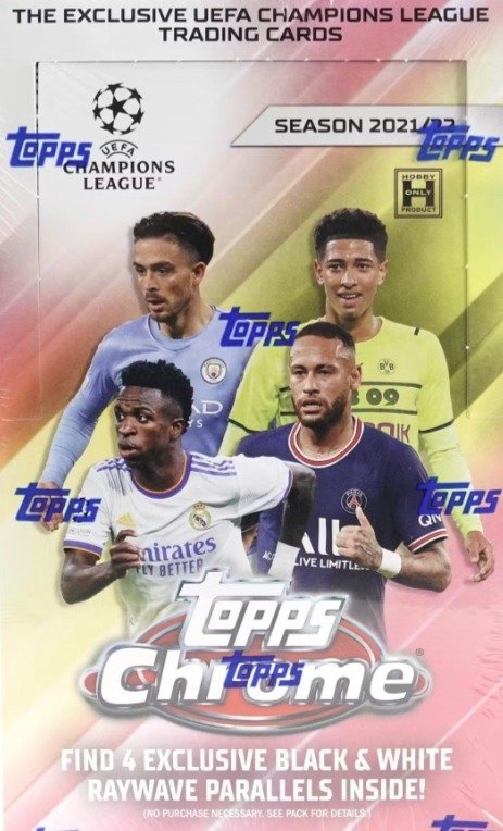 2021/22 Topps Chrome UCL Hobby Little Box - 1 Sealed box - Næsten så god som ny (NM) - Catawiki