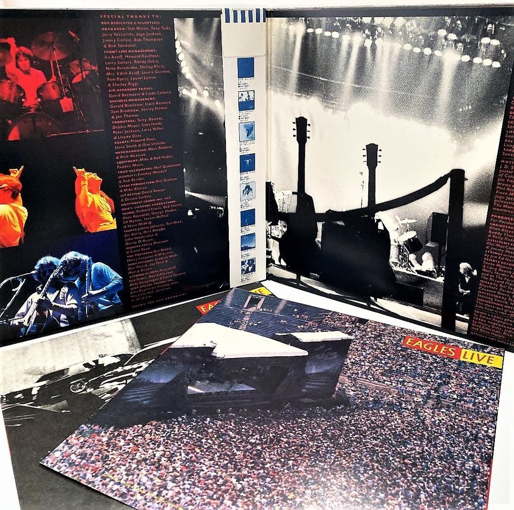 Eagles - Eagles Live / A Legend Must Have With Big Poster - 2xLP Album (double album) - 1st ...