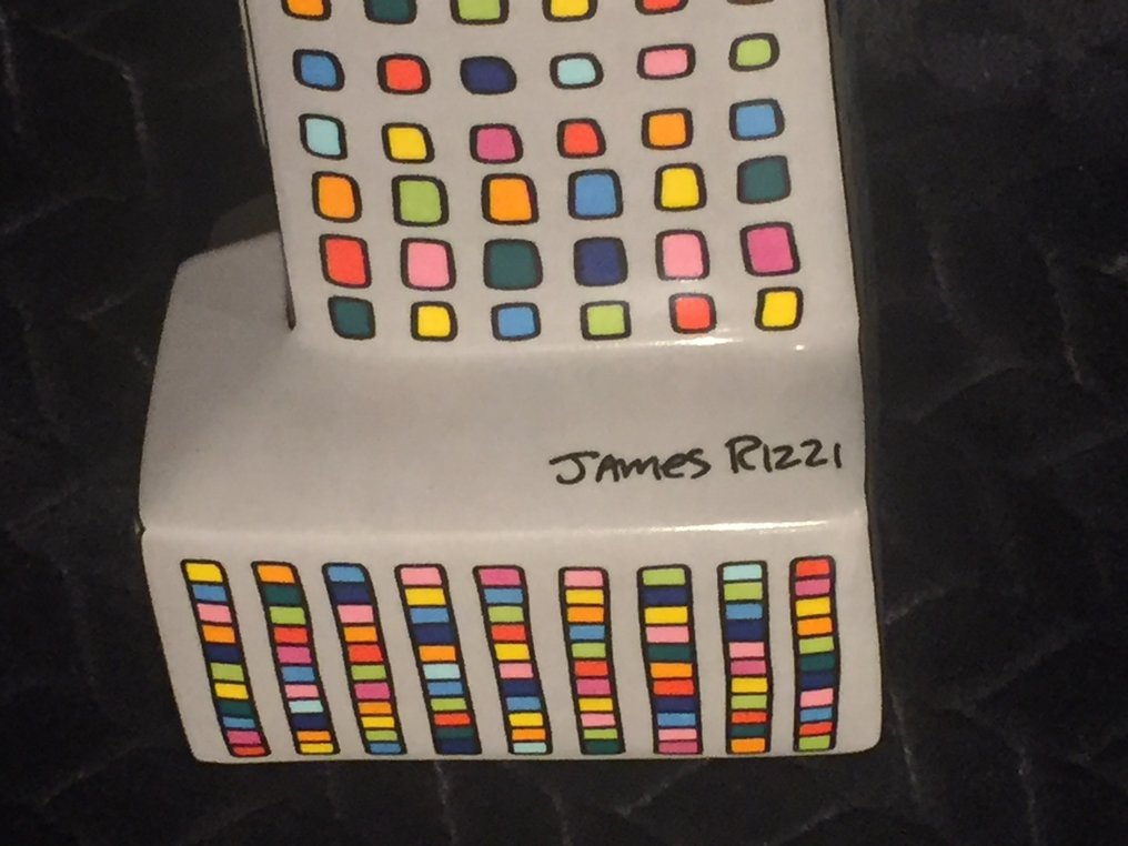 James Rizzi (1950-2011) - Skulptur, King of N.Y.C. - 25.4 cm ...