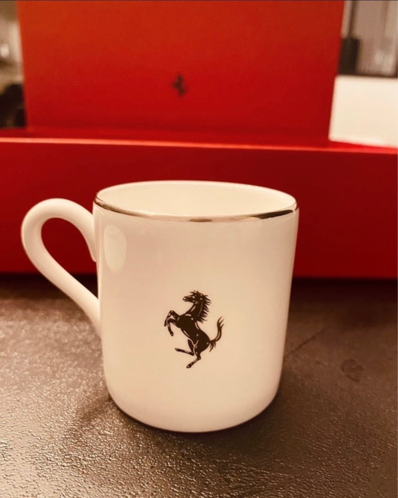 Wedgwood - Ferrari Espresso cups (2) - .600 silver, - Catawiki