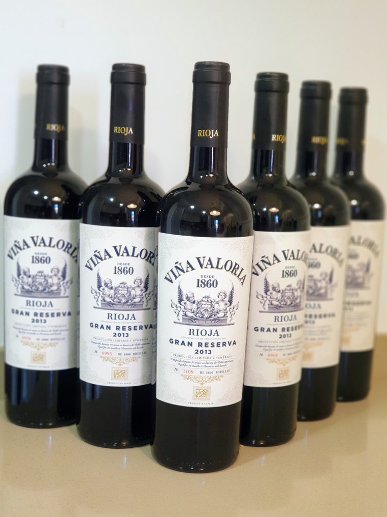 2013 Bodegas Valoria, Viña Valoria - Rioja Gran Reserva - 6 Botellas (0 ...