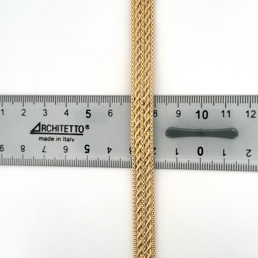 No Reserve Price - Handmade - Bracelet - Bismark - 10.7 g - 18 kt. Yellow gold - auction online ...