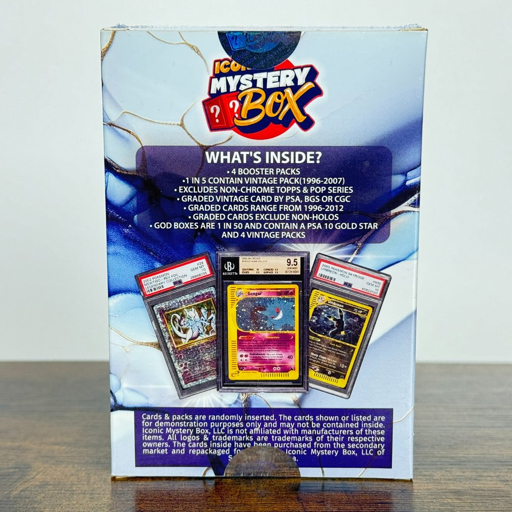 Iconic Mystery Box - 1 Mystery box - Booster Pack Box 3.0 - Pokémon ...
