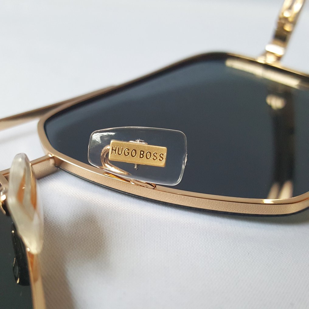 Hugo Boss Gold Aviator Premium Open Temples New Sunglasses Catawiki