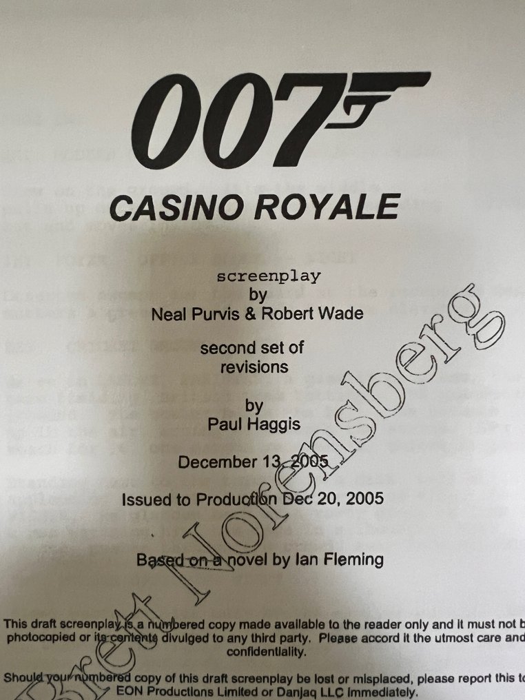 James Bond 007: Casino Royale, (2006) - Daniel Craig, Eva Green, Mads Mikkelsen, Judi Dench ...