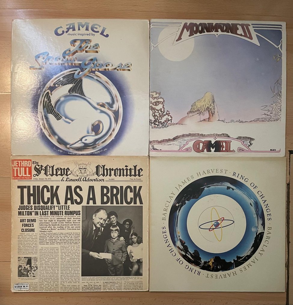 Barclay James Harvest, Camel, Jethro Tull - Lot of 4 great prog rock ...