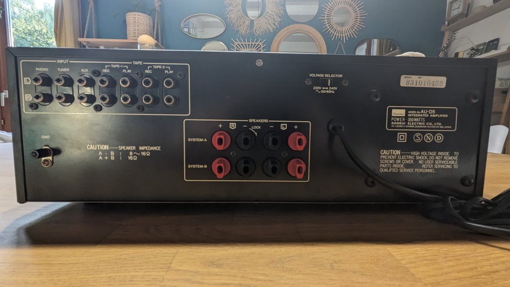 Sansui Au D5 Linear A And Dd Dc Solid State Integrated Amplifier