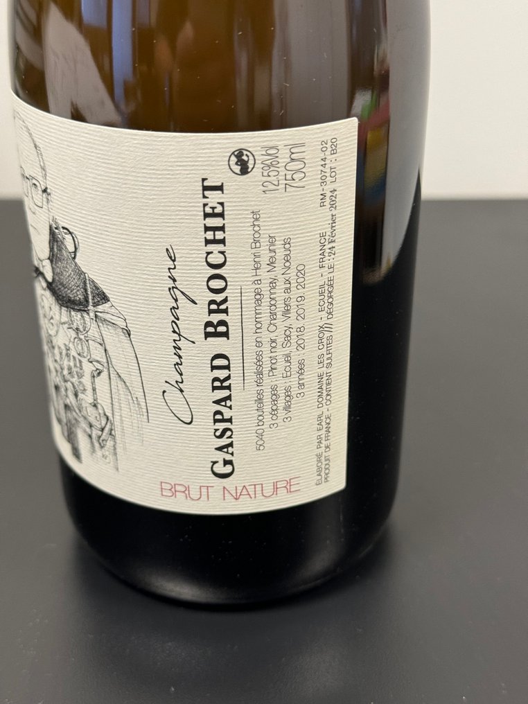 Gaspard Brochet, 333.d - Champagne - 1 Bottle (0.75L) - auction online Catawiki