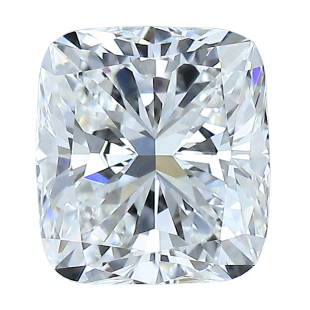 1 pcs Diamond (Natural) - 1.01 ct - Cushion - F - VVS2 - Gemological ...