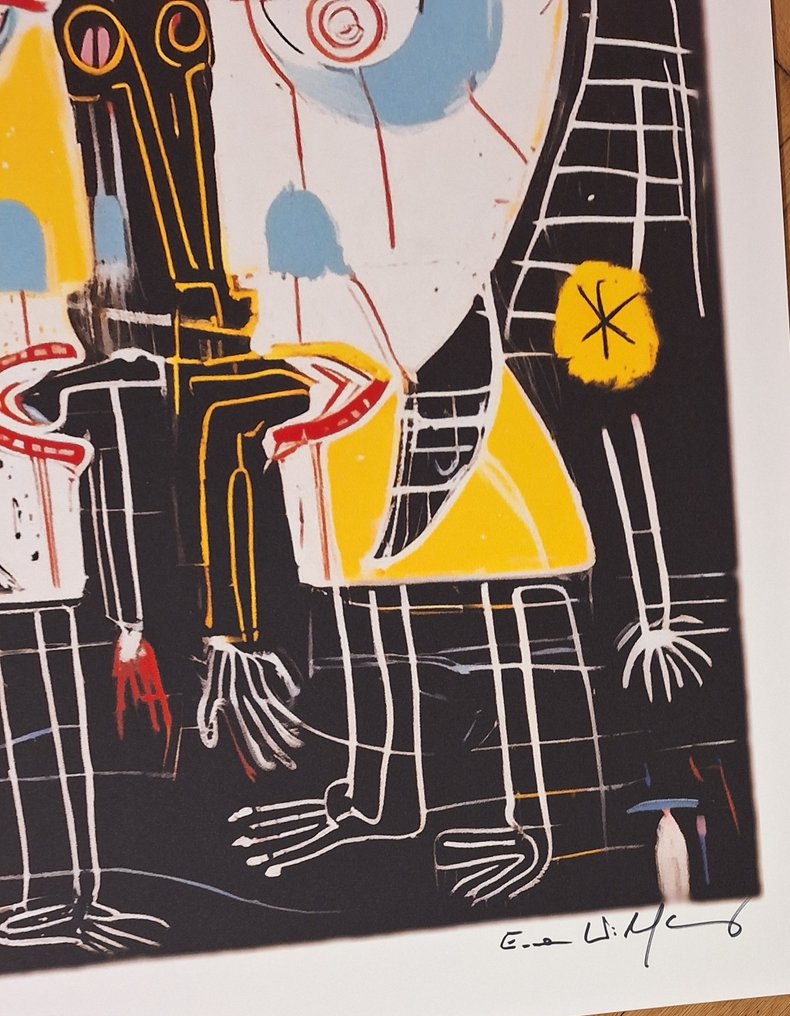 Pink Floyd - Division Bell - Tribute series - Icons Reimagined Jean-Michel Basquiat - by Emma ...