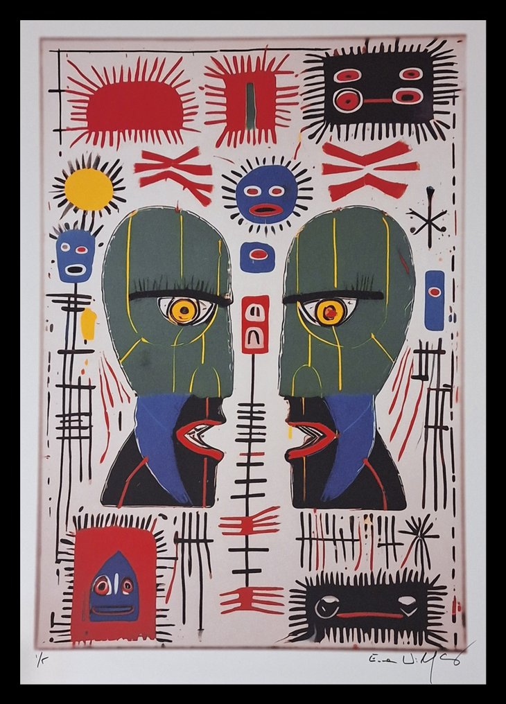 Pink Floyd - Division Bell - Tribute series - Icons Reimagined Jean-Michel Basquiat - by Emma ...