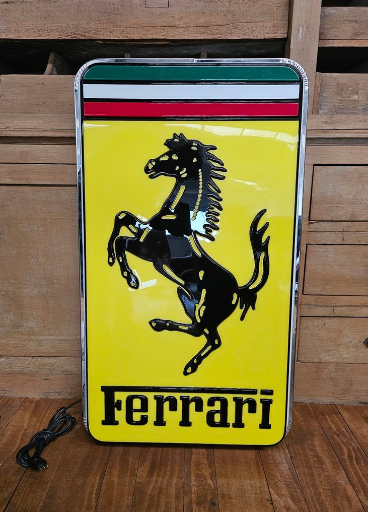 Enseigne lumineuse - Ferrari - Insegna Luminosa Ferrari, Neon Modena ...