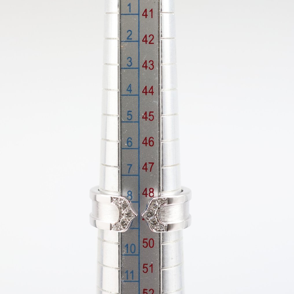 Cartier - Ring - C2 Diamond Ring - 18 kt. White gold - auction online ...