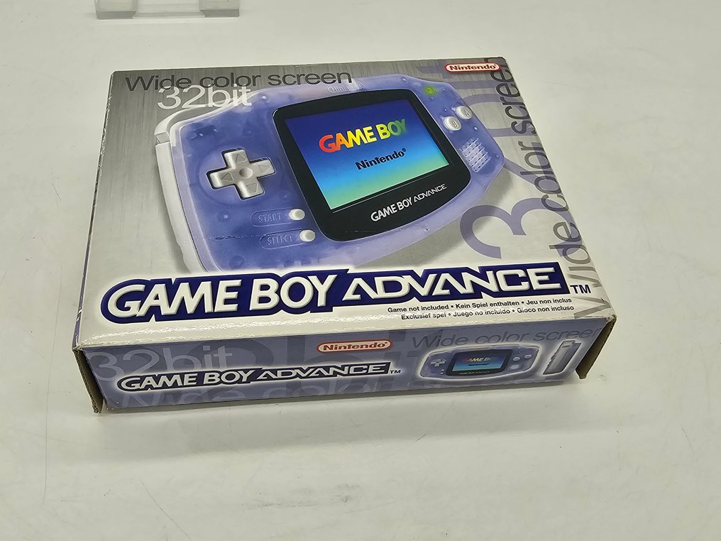 Nintendo - Gameboy Advance - Glacier Edition Boxed - PAL - EUR Sealed ...