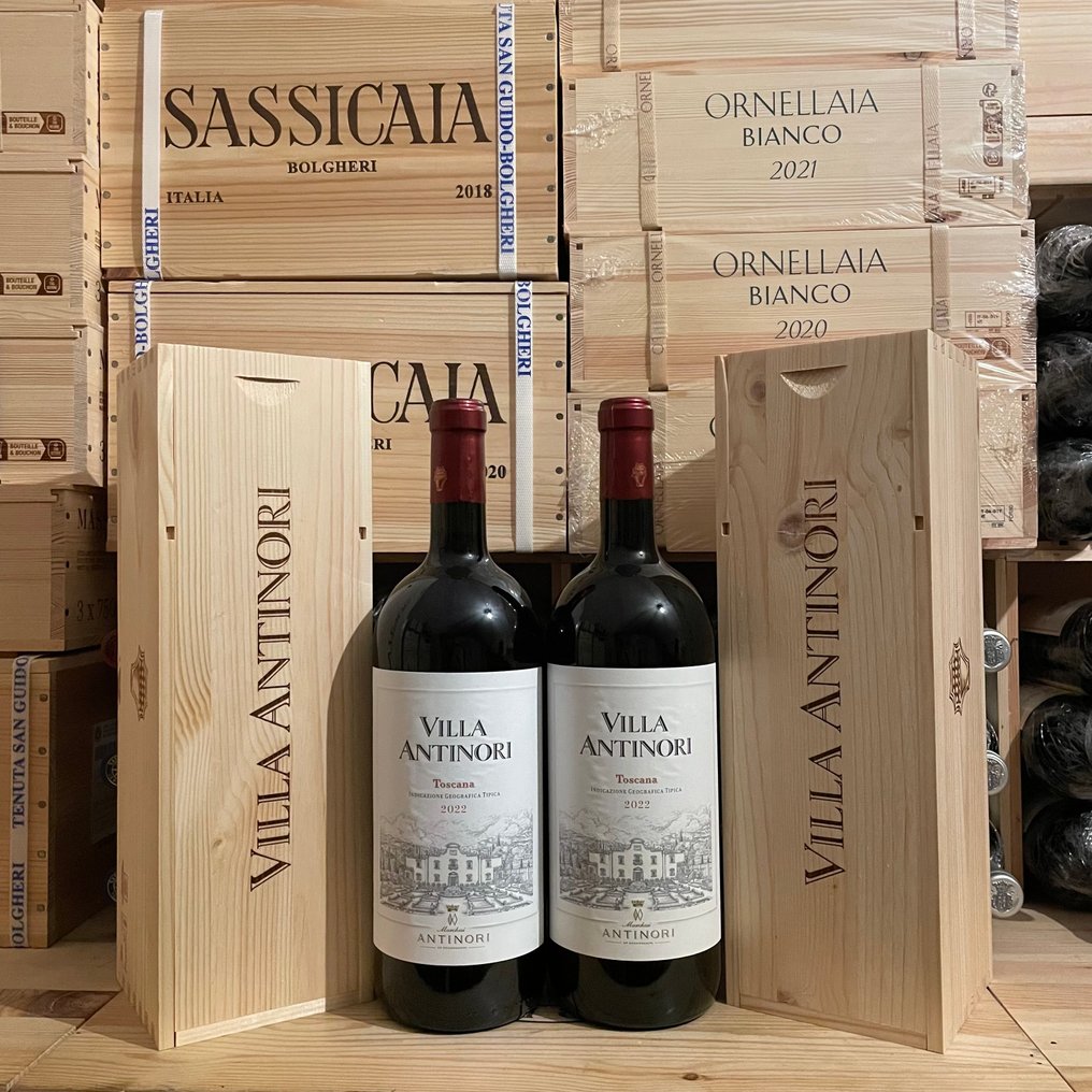 2022 Marchesi Antinori, Villa Antinori - Tuscany IGT - 2 Magnum (1.5L) - auction online Catawiki